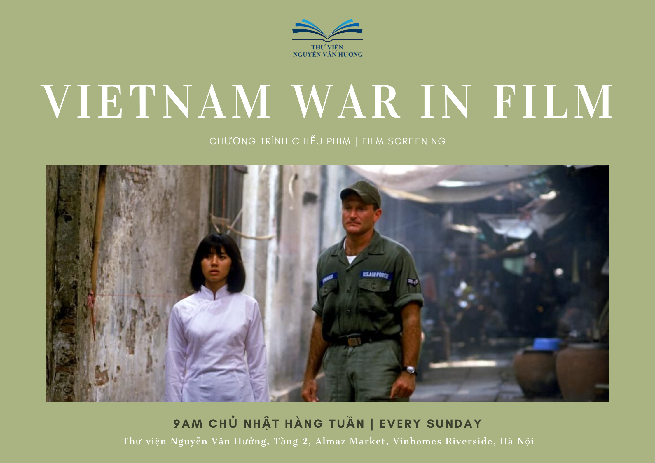 Chương trình chiếu phim về Chiến tranh Việt Nam - Thư viện Nguyễn Văn Hưởng